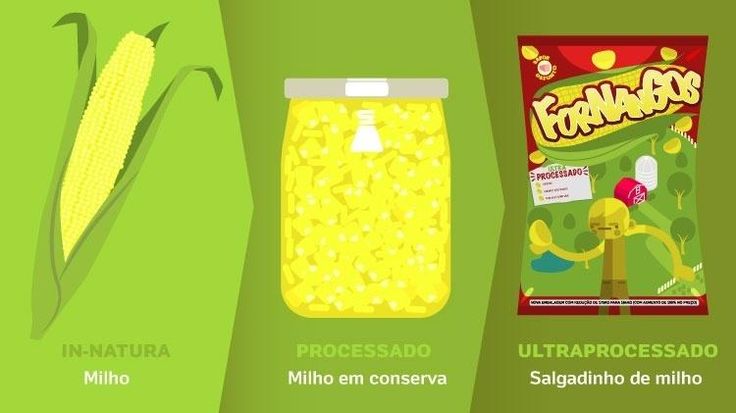 Níveis de processamento de alimentos - Semear