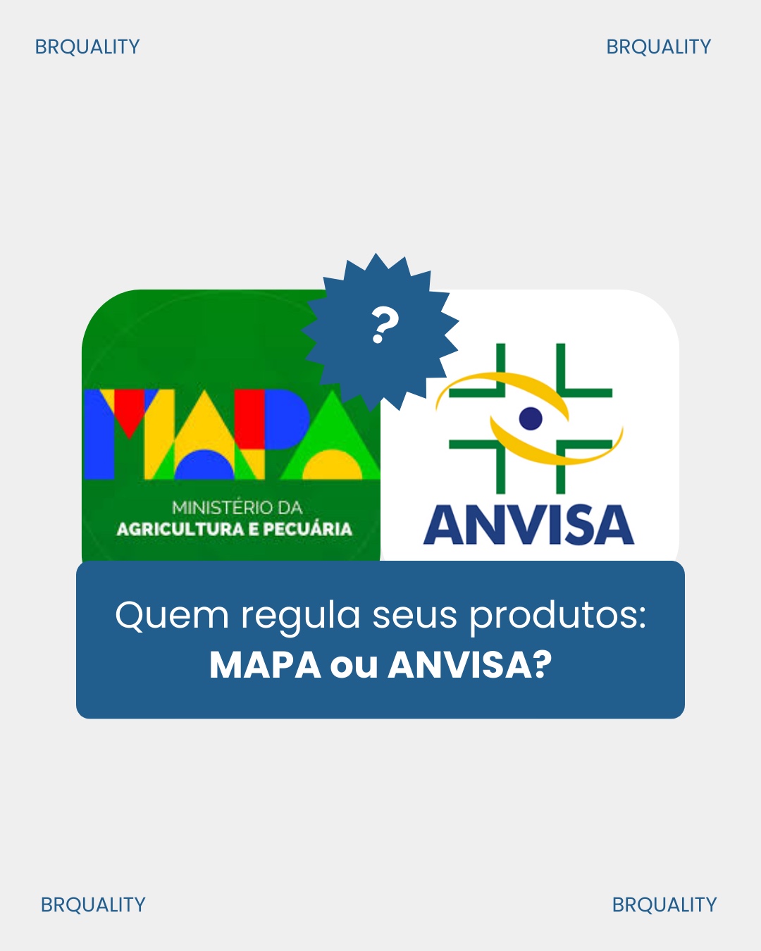 ANVISA ou MAPA? - Semear